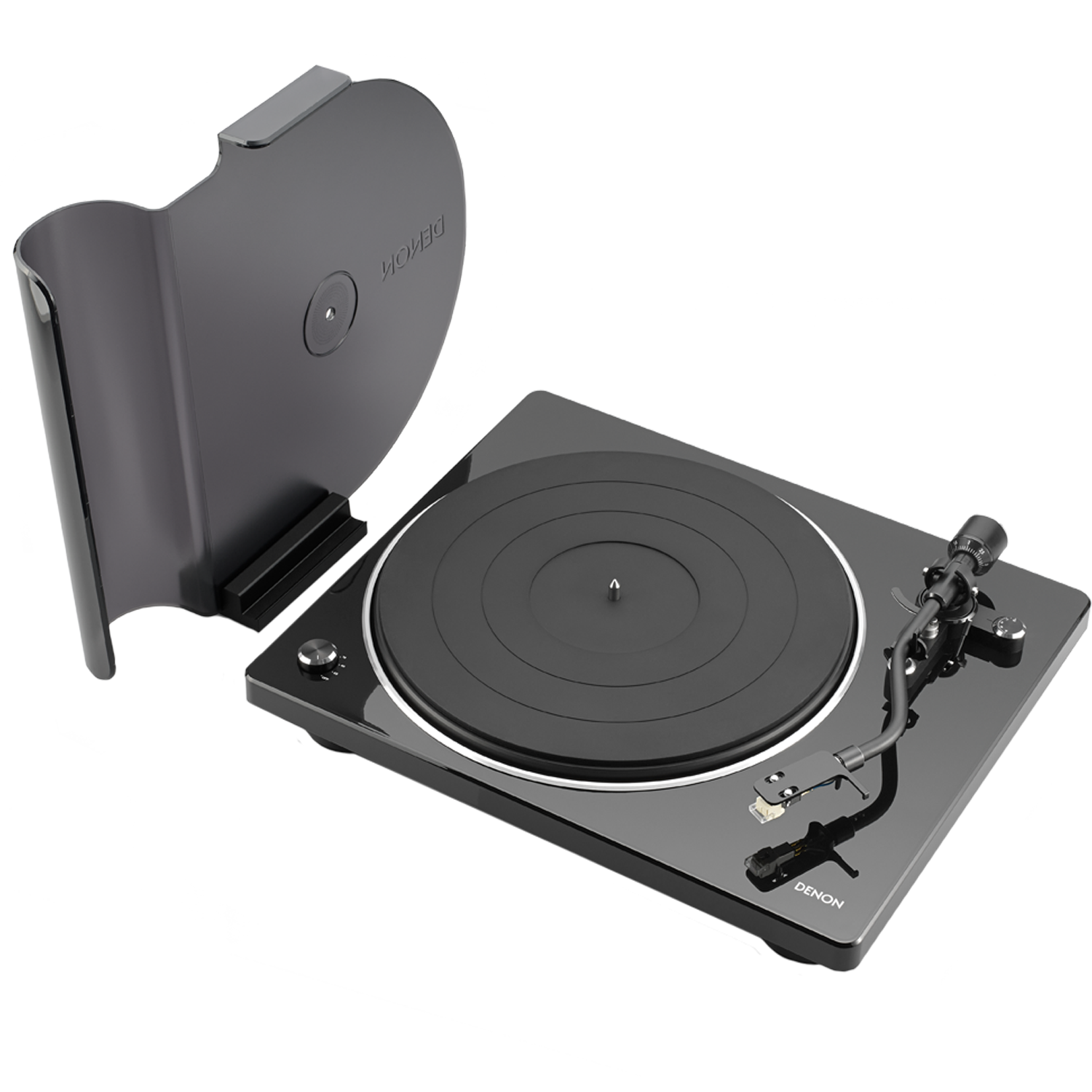 DENON DP-400 Semi Auto Turntable w/ Pre-Amp Black | Accessories4less