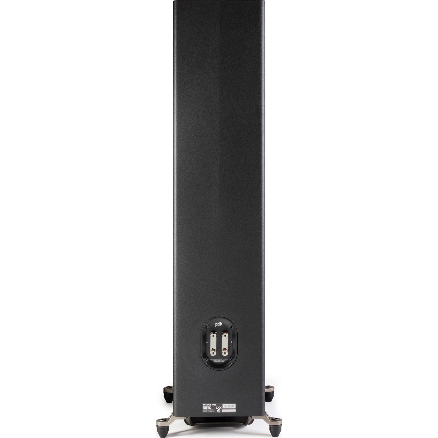 POLK AUDIO Reserve R700 PAIR 8" 3-Way Floor-Standing Speakers Black ...