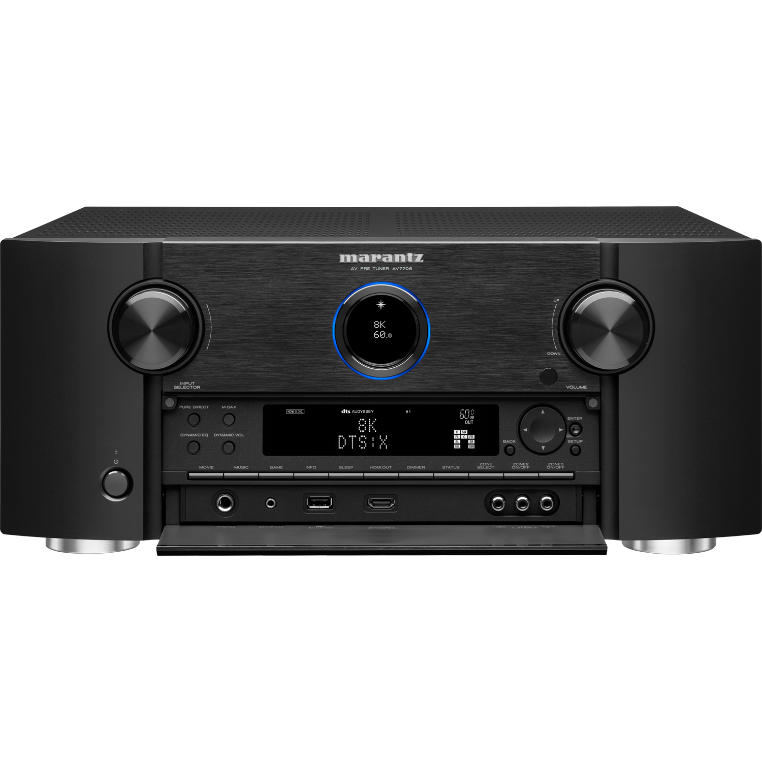 MARANTZ AV7706 11.2-Ch 8K A/V Preamp Processor w/HEOS | Accessories4less