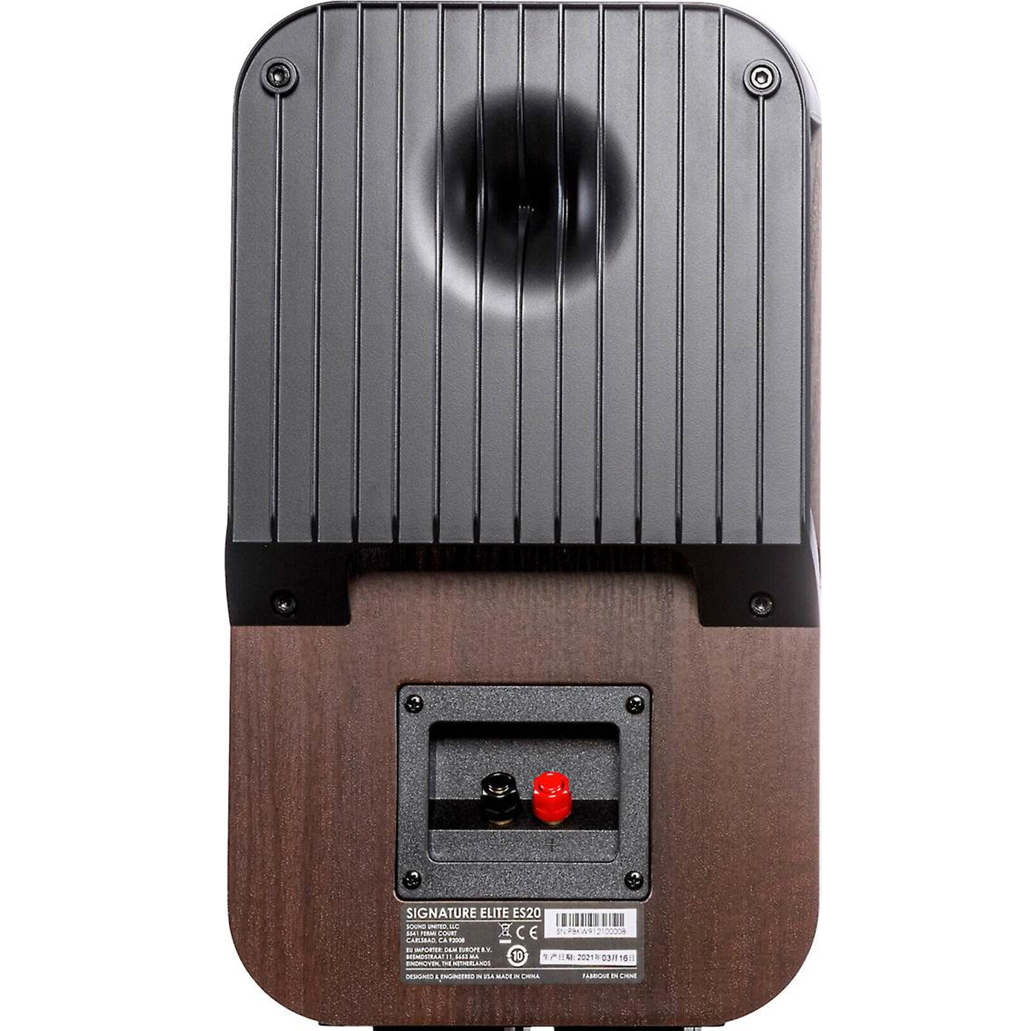 POLK AUDIO Signature Elite ES20 PAIR 6.5" Bookshelf Speakers Walnut ...