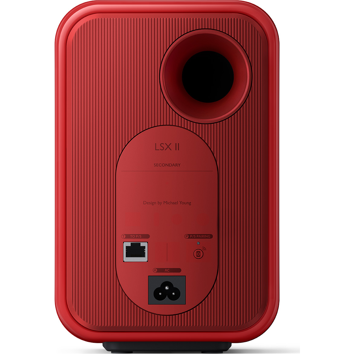 KEF LSX II Powered Speakers w/HDMI, AirPlay 2, Chromecast, Wi-Fi, & BT Red | Accessories4less