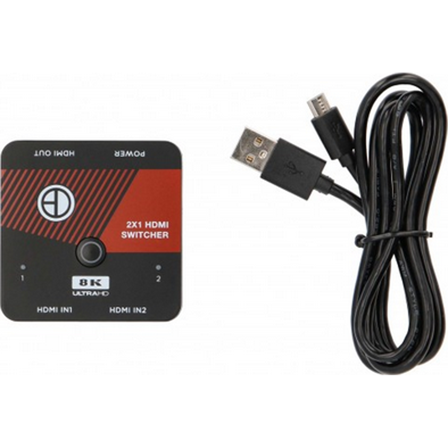 ETHEREAL Ethereal 2 Input to 1 Output 8K 48gbs VRR ALLM HDMI 2.1 Switch ...