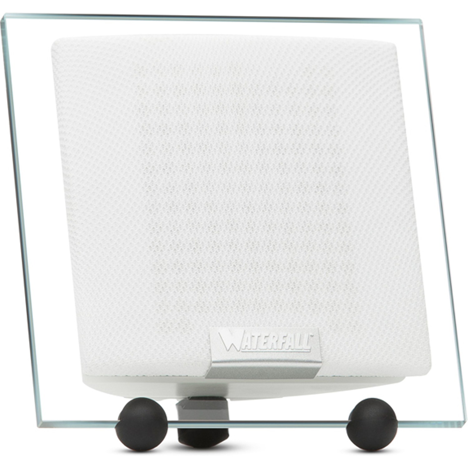 WATERFALL AUDIO NEW Serio EACH 3" Glass On-Wall Speaker White ...