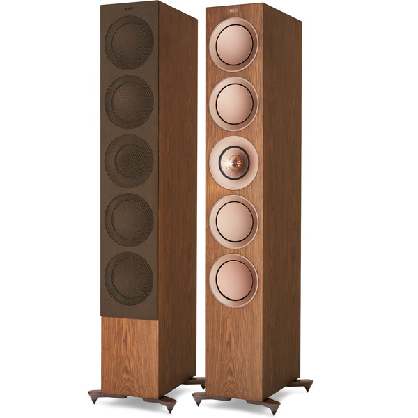 KEF R11 PAIR 6.5" 3-Way Floor-Standing Speaker Walnut | Accessories4less