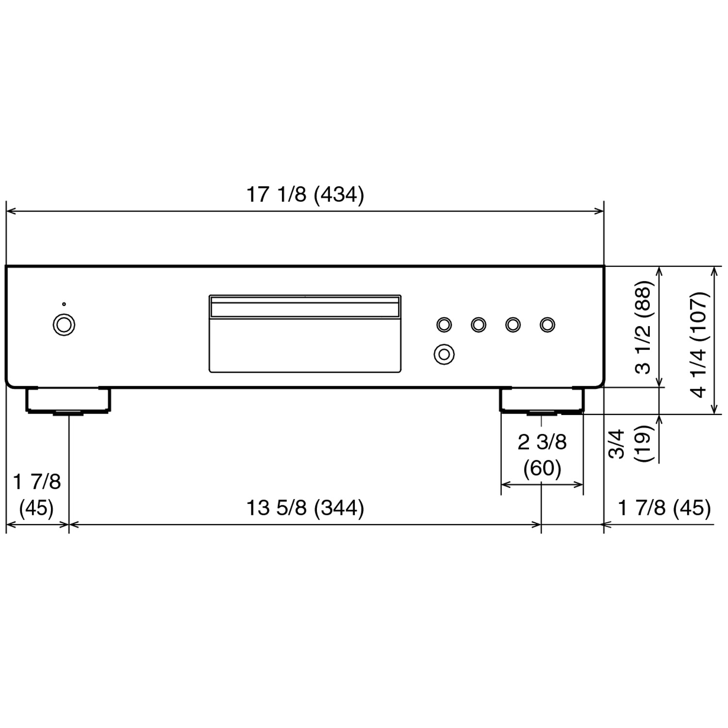 DENON DCD-600NE CD Player with AL32 Processing | Accessories4less
