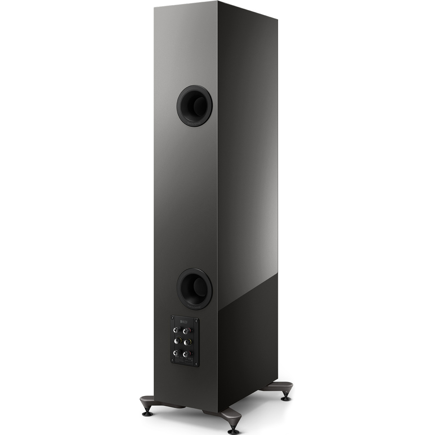 KEF NEW R7 META PAIR 6.5" 3-Way Floor-Standing Speakers Gloss Black | Accessories4less