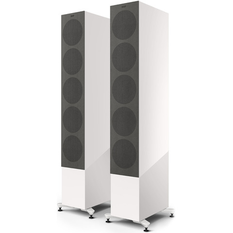 KEF R11 META PAIR 6.5" 3-Way Floor-Standing Speakers White | Accessories4less