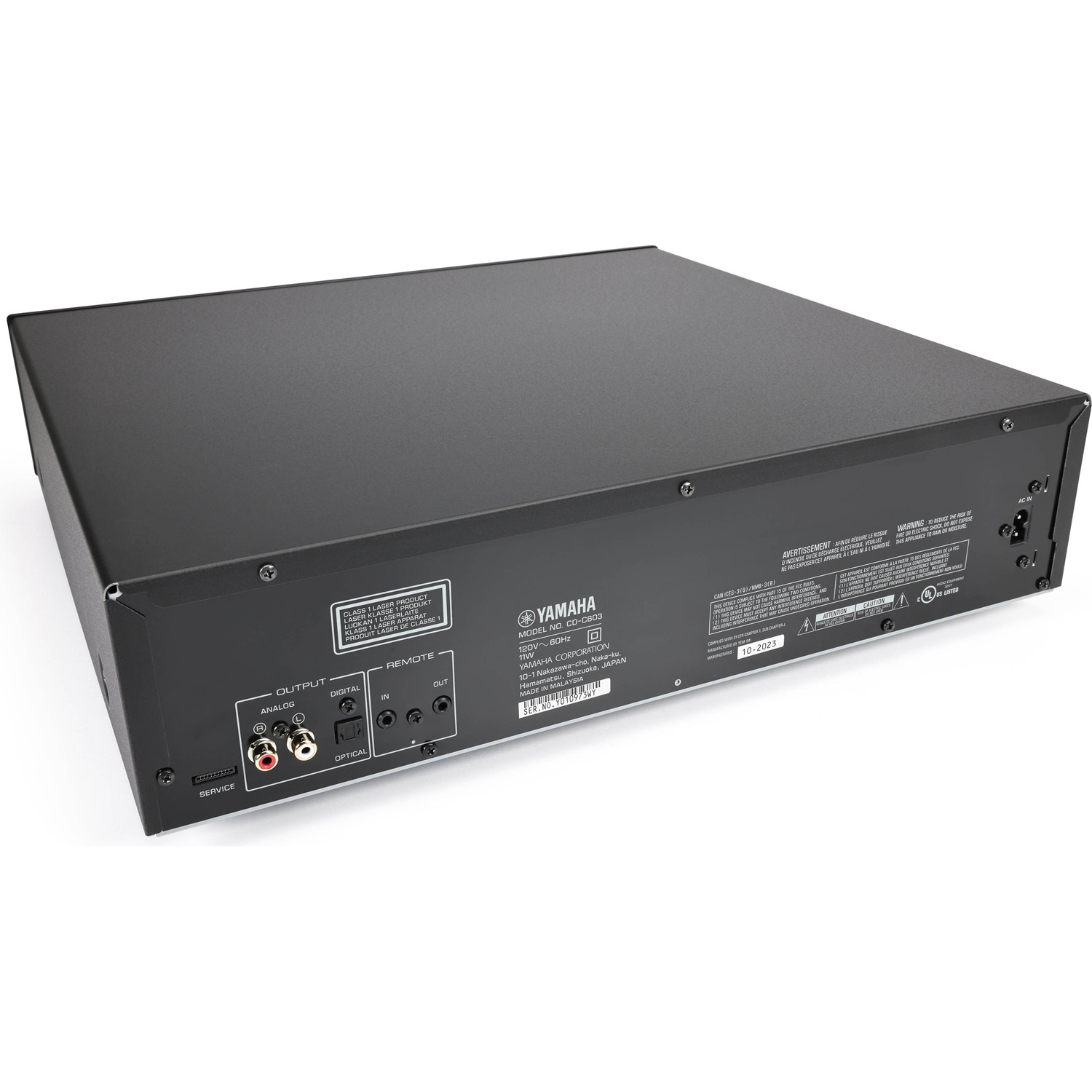 YAMAHA CD-C603 5 Disc CD Changer w/ PlayXchange | Accessories4less