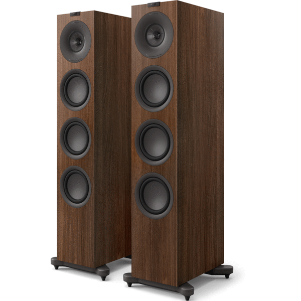 KEF Q11 META PAIR 6.5" 3-Way Floor-Standing Speakers Walnut | Accessories4less